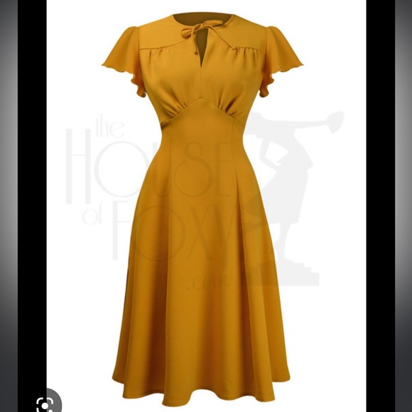 House of Foxy | Dresses | House Of Foxy 94s Style Grable Tea Dress ...